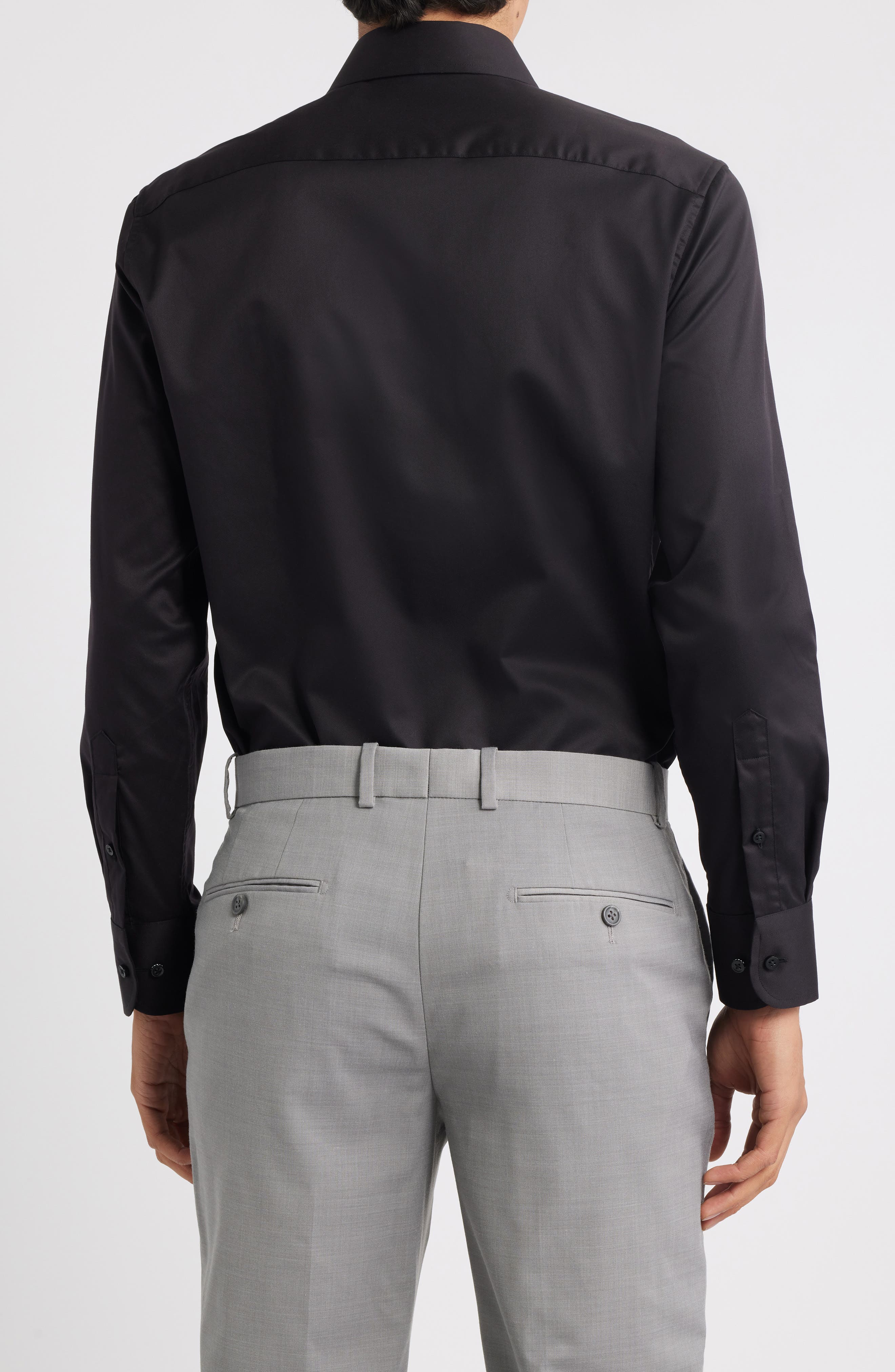 1863 by Eterna Luxury Slim Fit Non-Iron Dress Shirt | Nordstrom