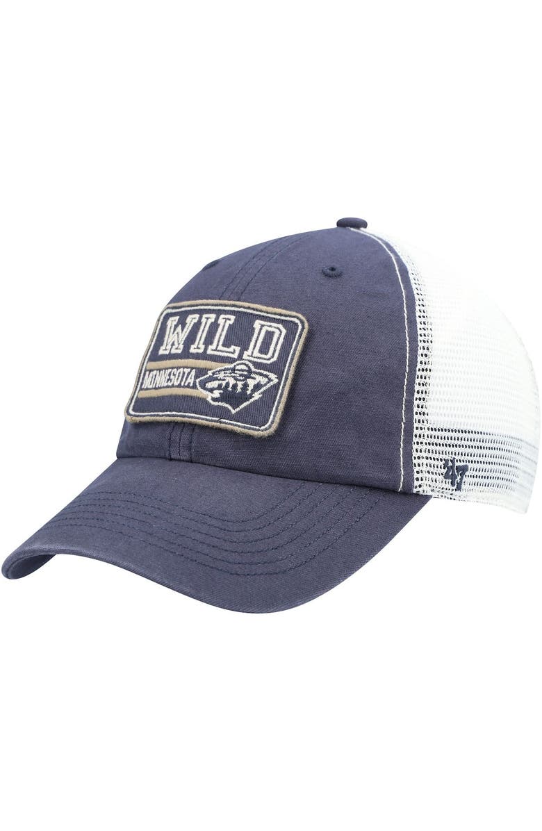 '47 Men's '47 Navy Minnesota Wild Off Ramp Trucker Snapback Hat | Nordstrom