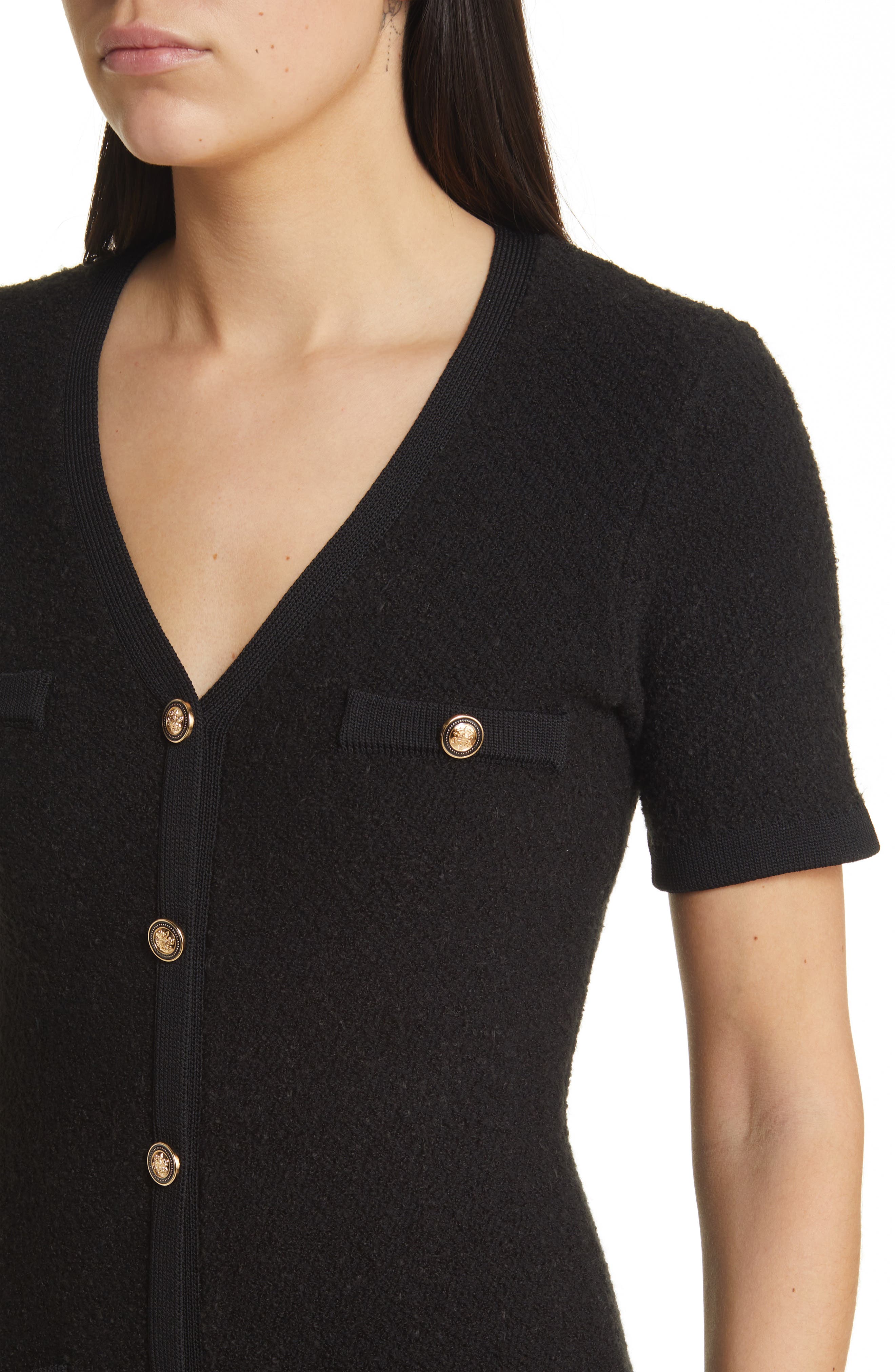 ZOE AND CLAIRE Button Front Sweater Dress | Nordstrom