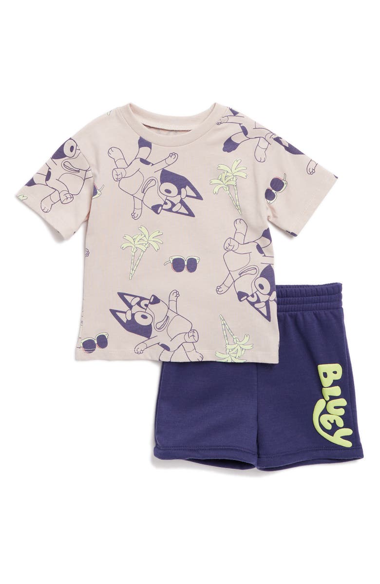 Happy Threads Allover Bluey T-Shirt & Shorts Set | Nordstromrack