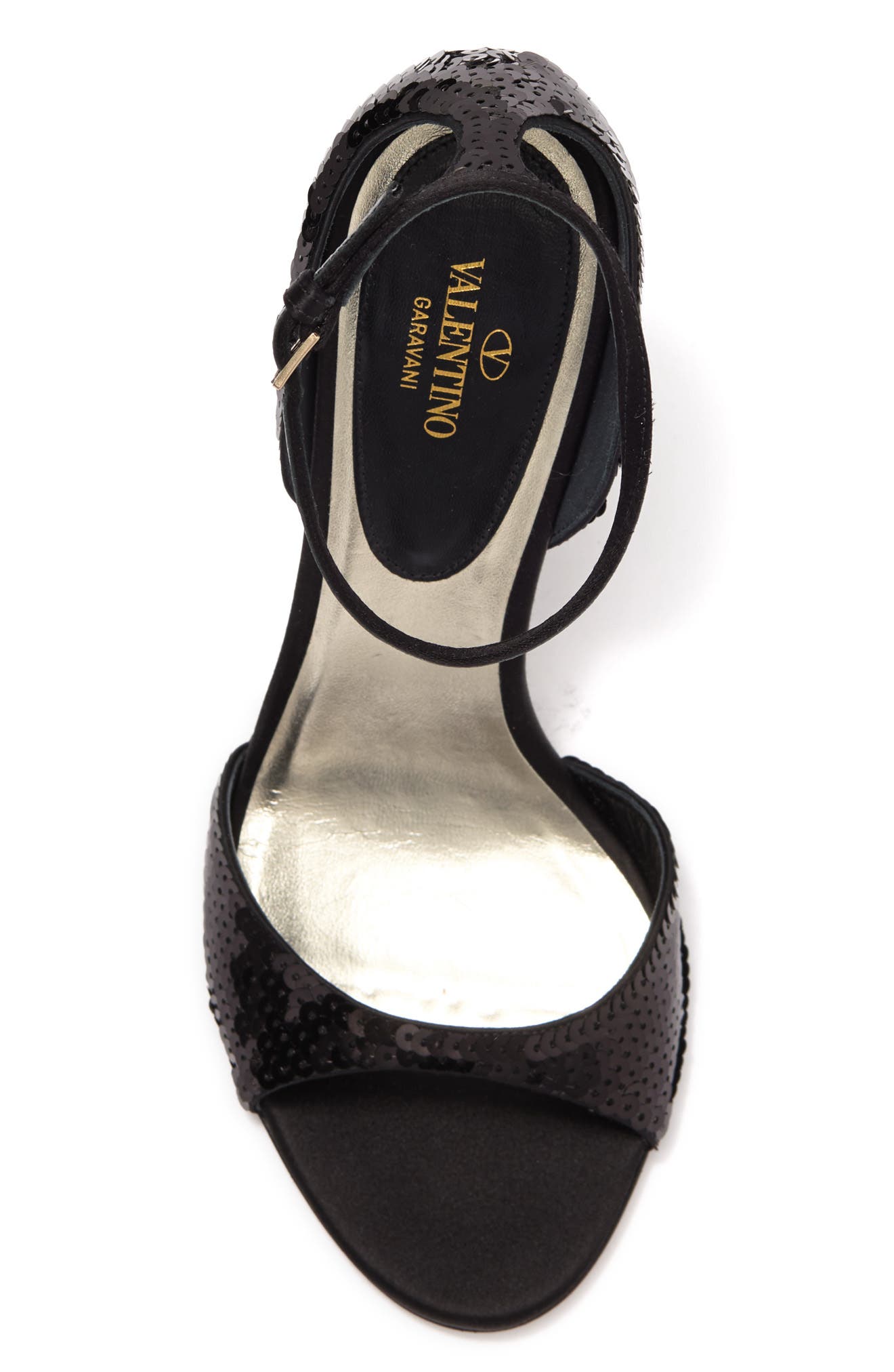 Valentino Garavani Valentino Sequin Angle Strap Sandal | Nordstromrack