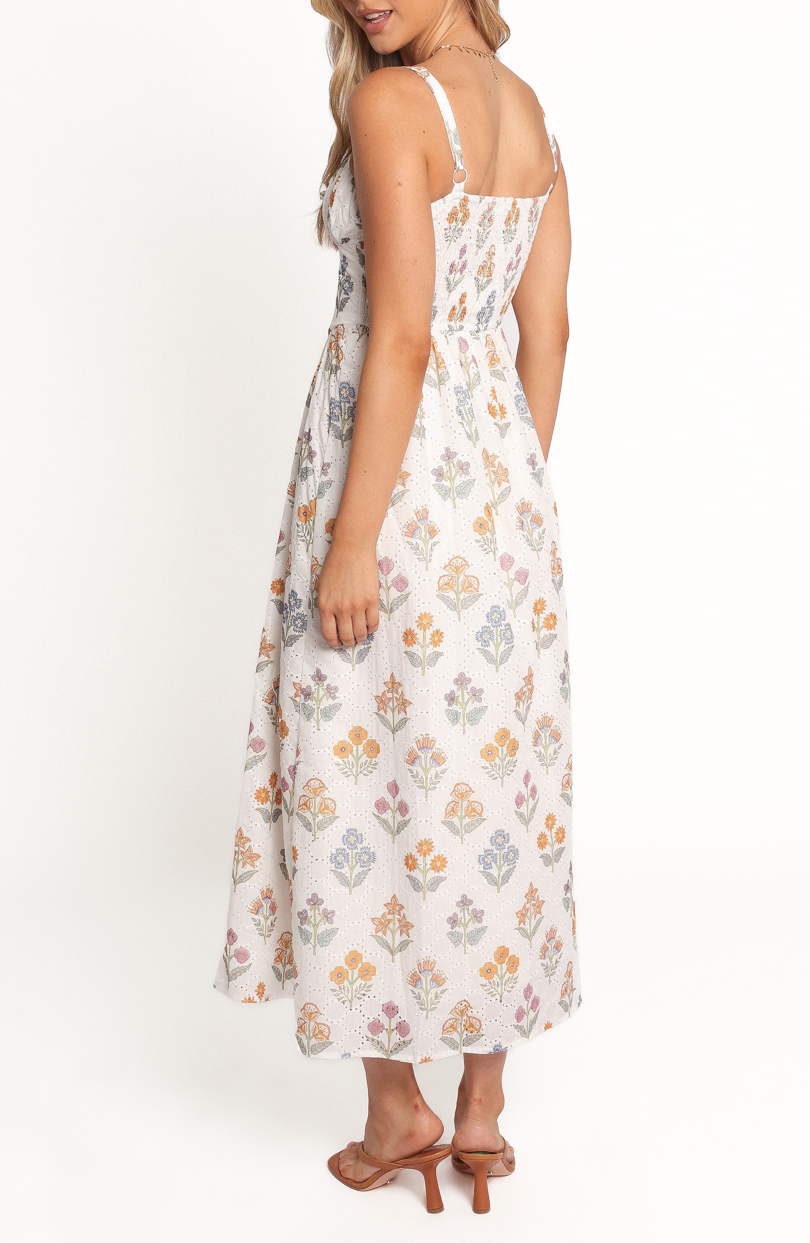 Petal & Pup Lorelei Floral Embroidered Maxi Sundress | Nordstromrack