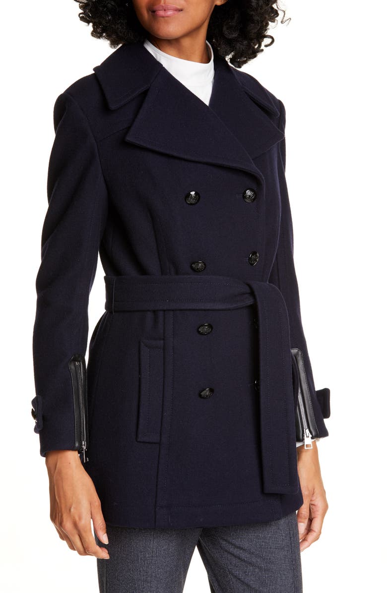 A.L.C. Gio Double Breasted Wool Blend Coat | Nordstrom