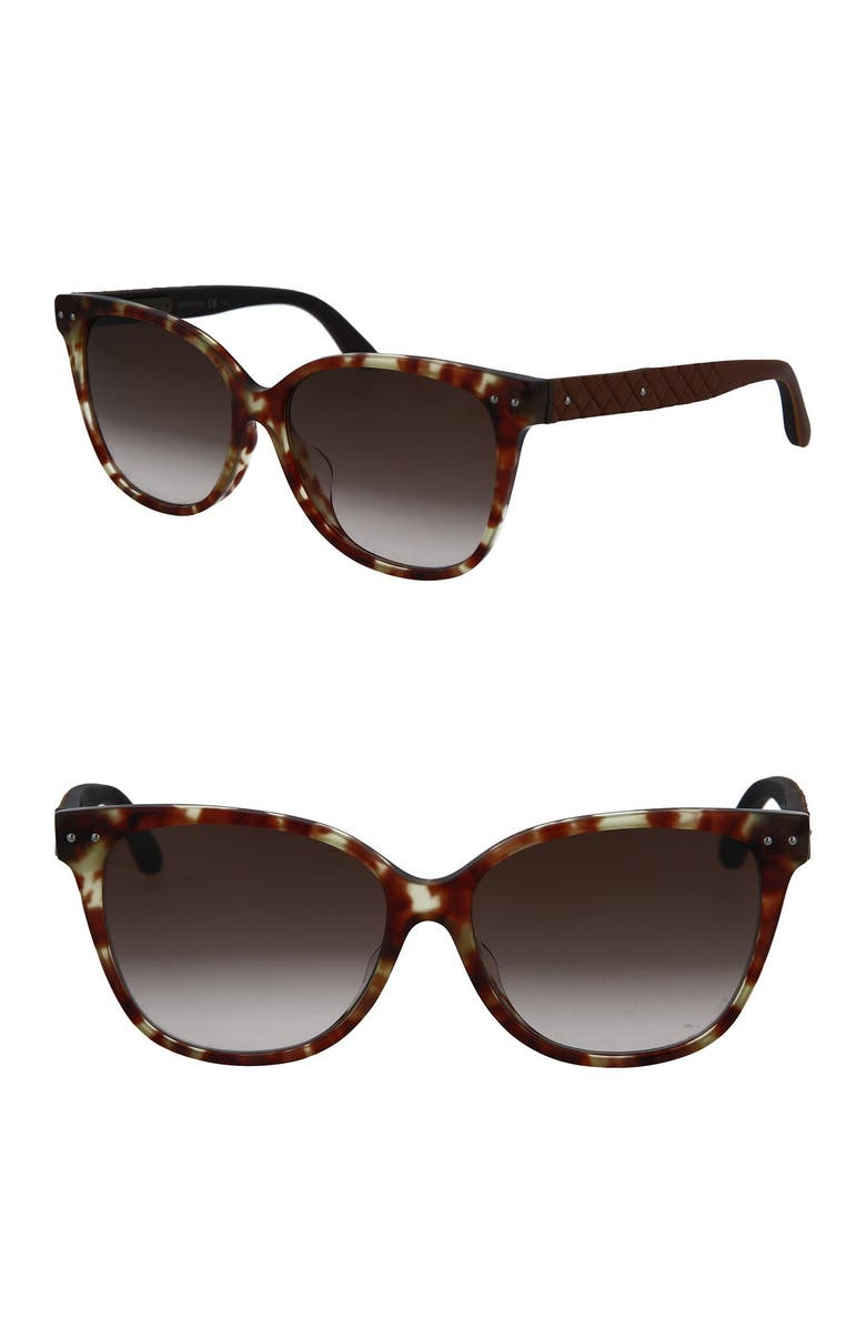 Bottega Veneta 56mm Core Square Sunglasses | Nordstromrack