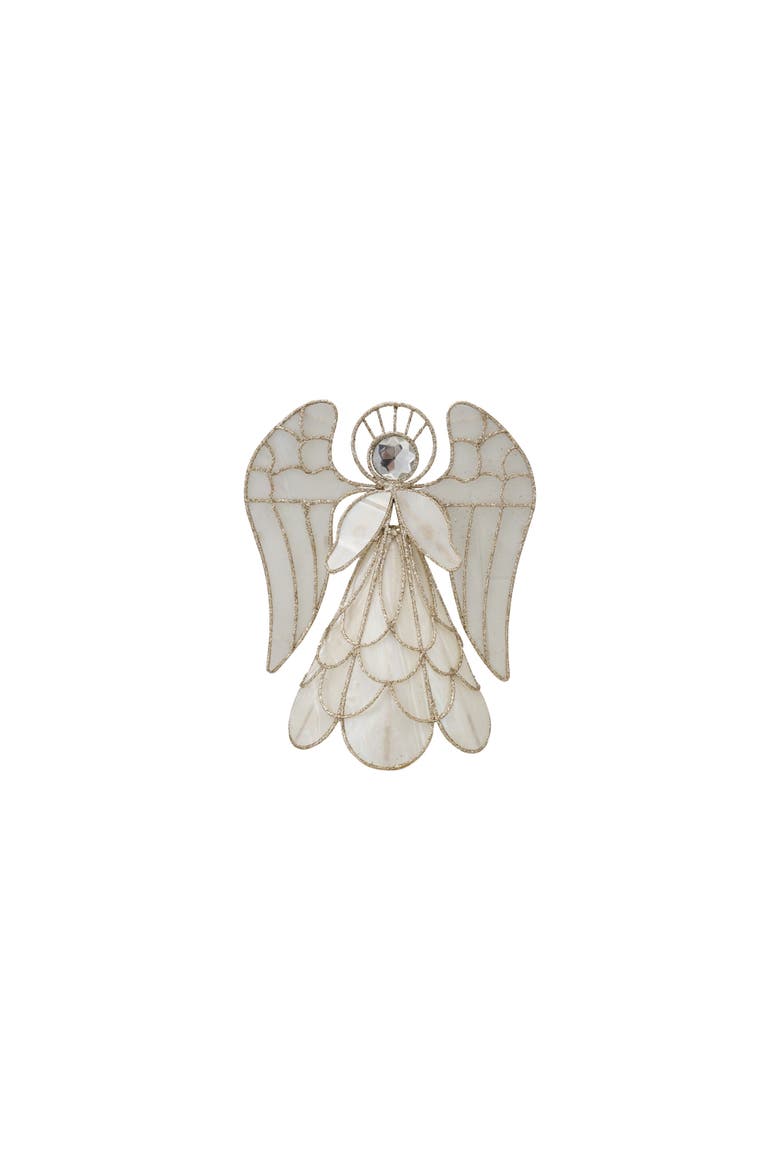 Olive Grove Iron Angel Tree Topper with Acrylic Crystal | Nordstrom