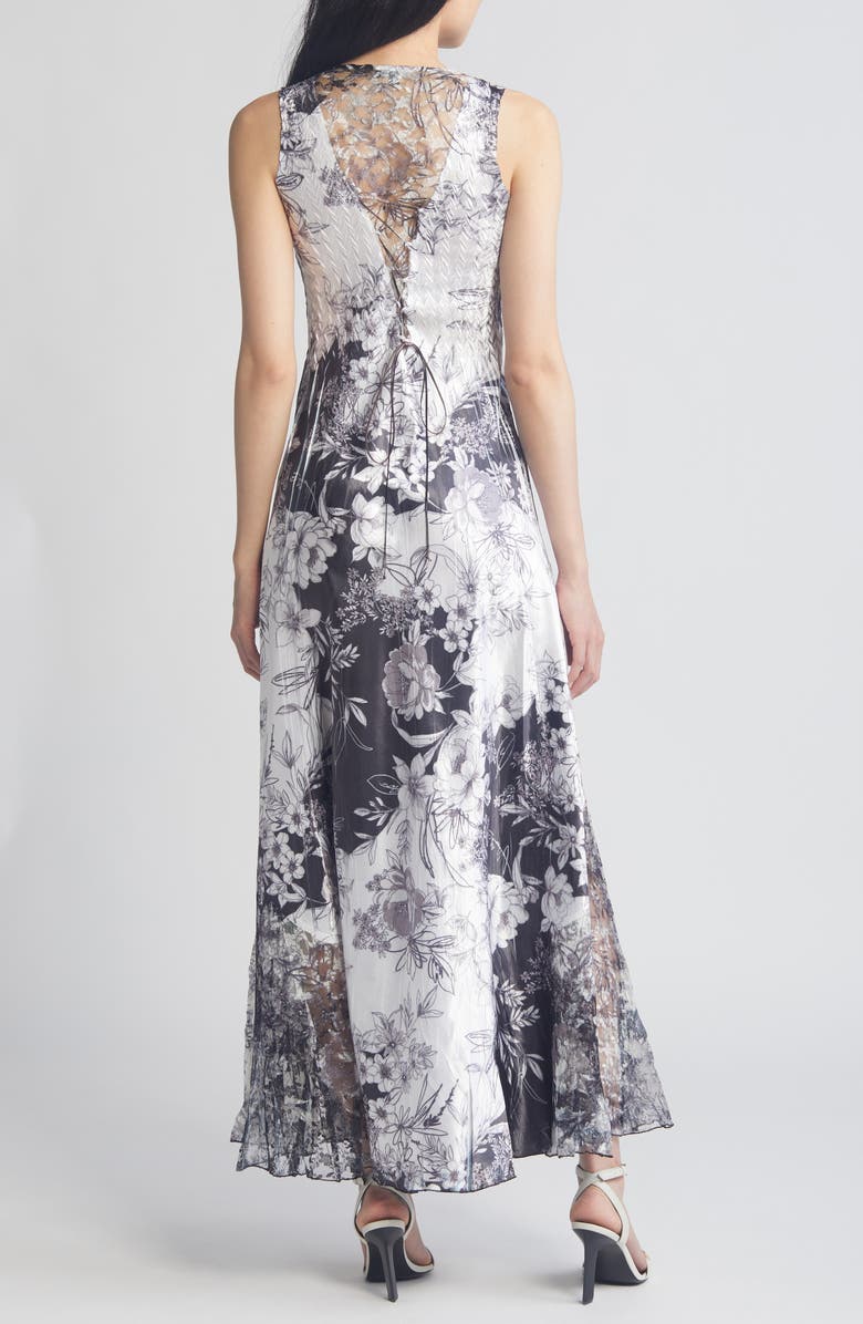 Komarov Lace-Up Back Charmeuse Dress | Nordstromrack