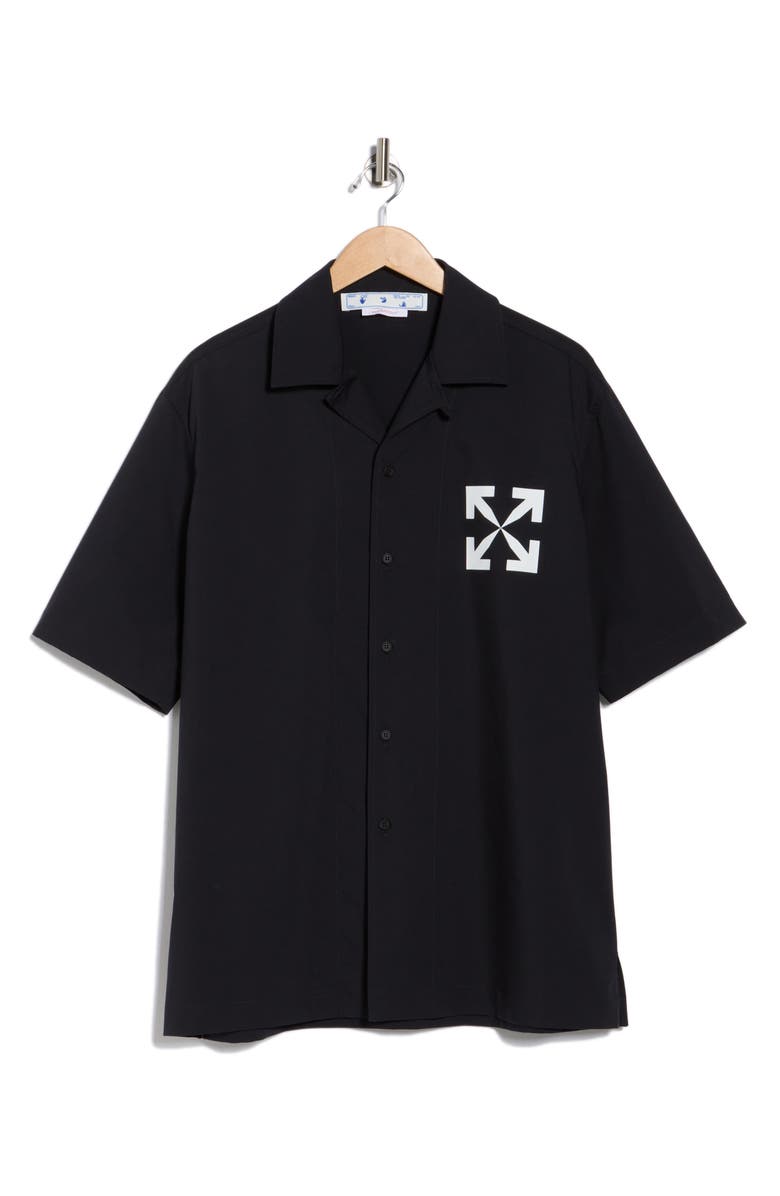 Off-White Single Arrow Holiday Camp Shirt | Nordstromrack
