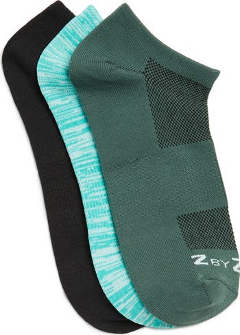 Z by Zella Mesh Micro Ankle Socks - Pack of 3 | Nordstromrack