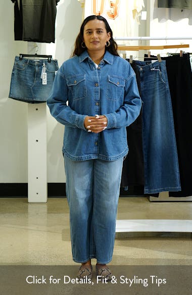 Billabong Fadeaway Denim Shacket | Nordstromrack