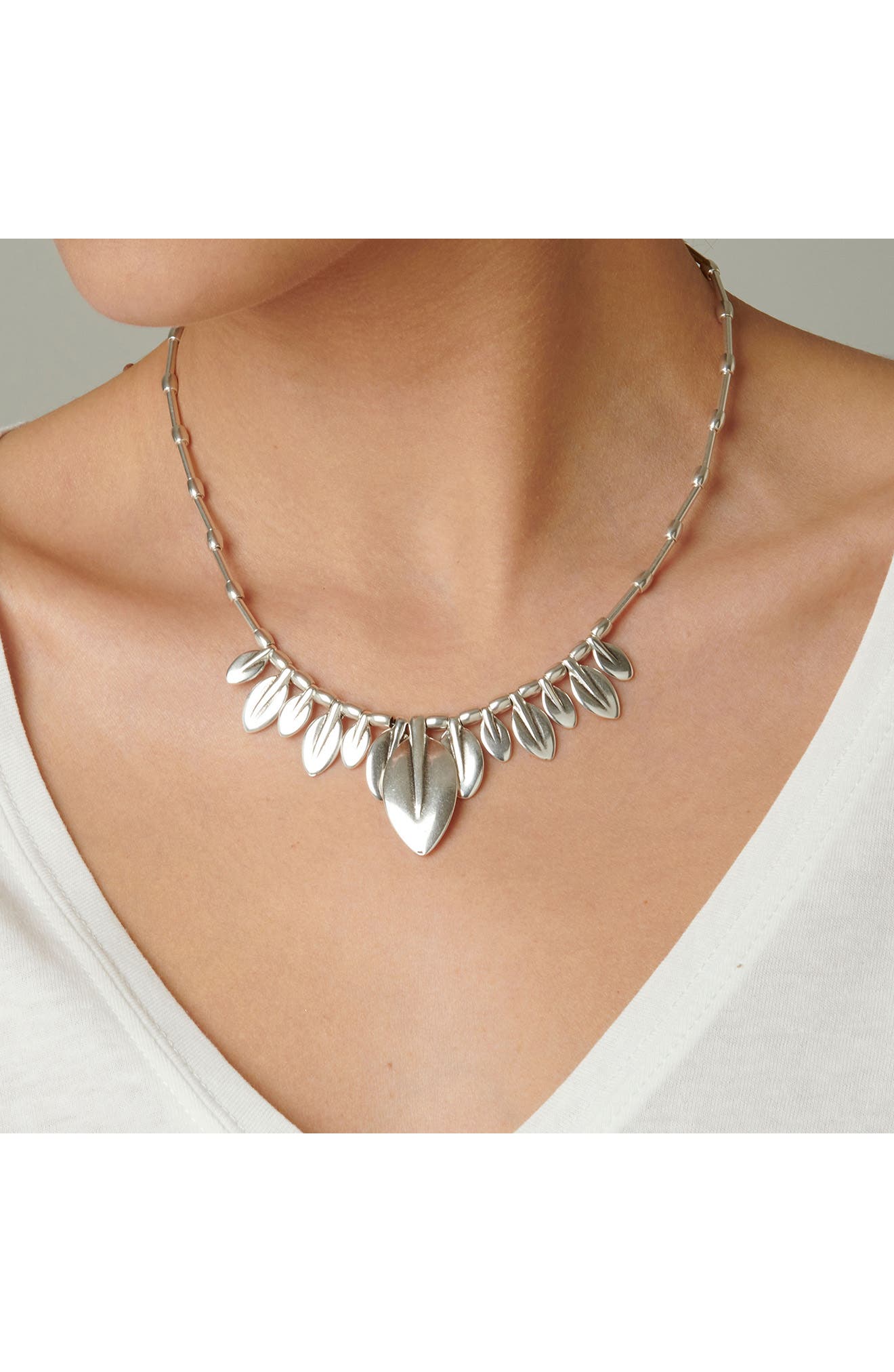 UNODE50 Full of Life Leaf Charm Necklace | Nordstromrack