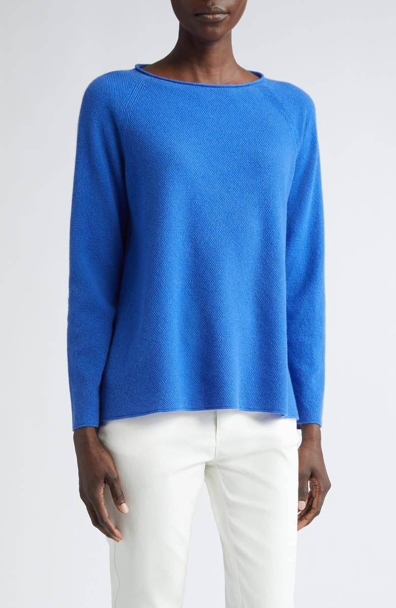 Lafayette 148 New York Textured Stitch Cashmere Sweater | Nordstromrack