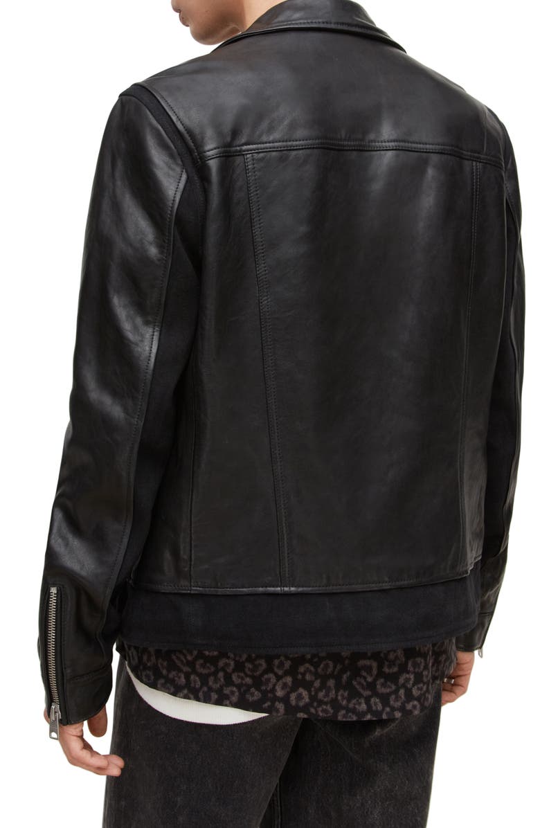 AllSaints Satori Leather Jacket | Nordstrom