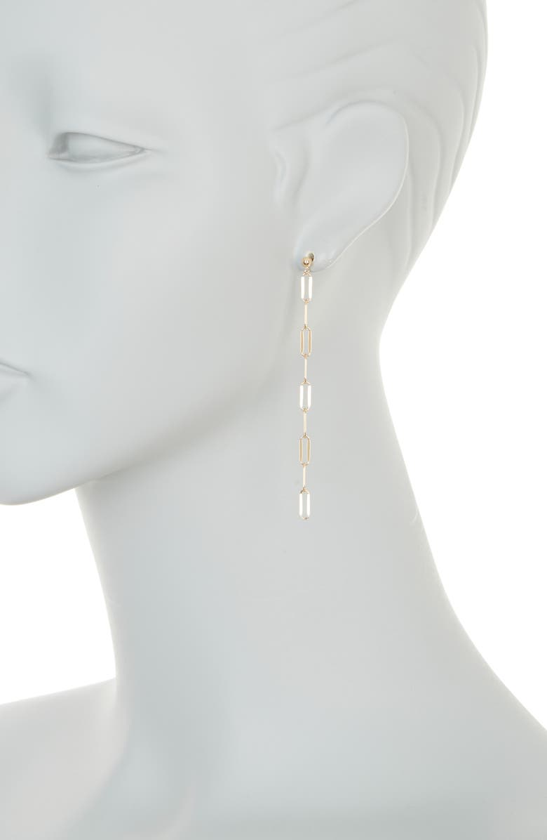 Bony Levy 14K Yellow Gold Paper Clip Link Drop Earrings | Nordstromrack
