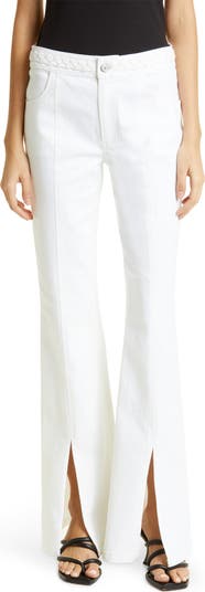 Cinq à Sept Braided Split Hem Pants | Nordstrom