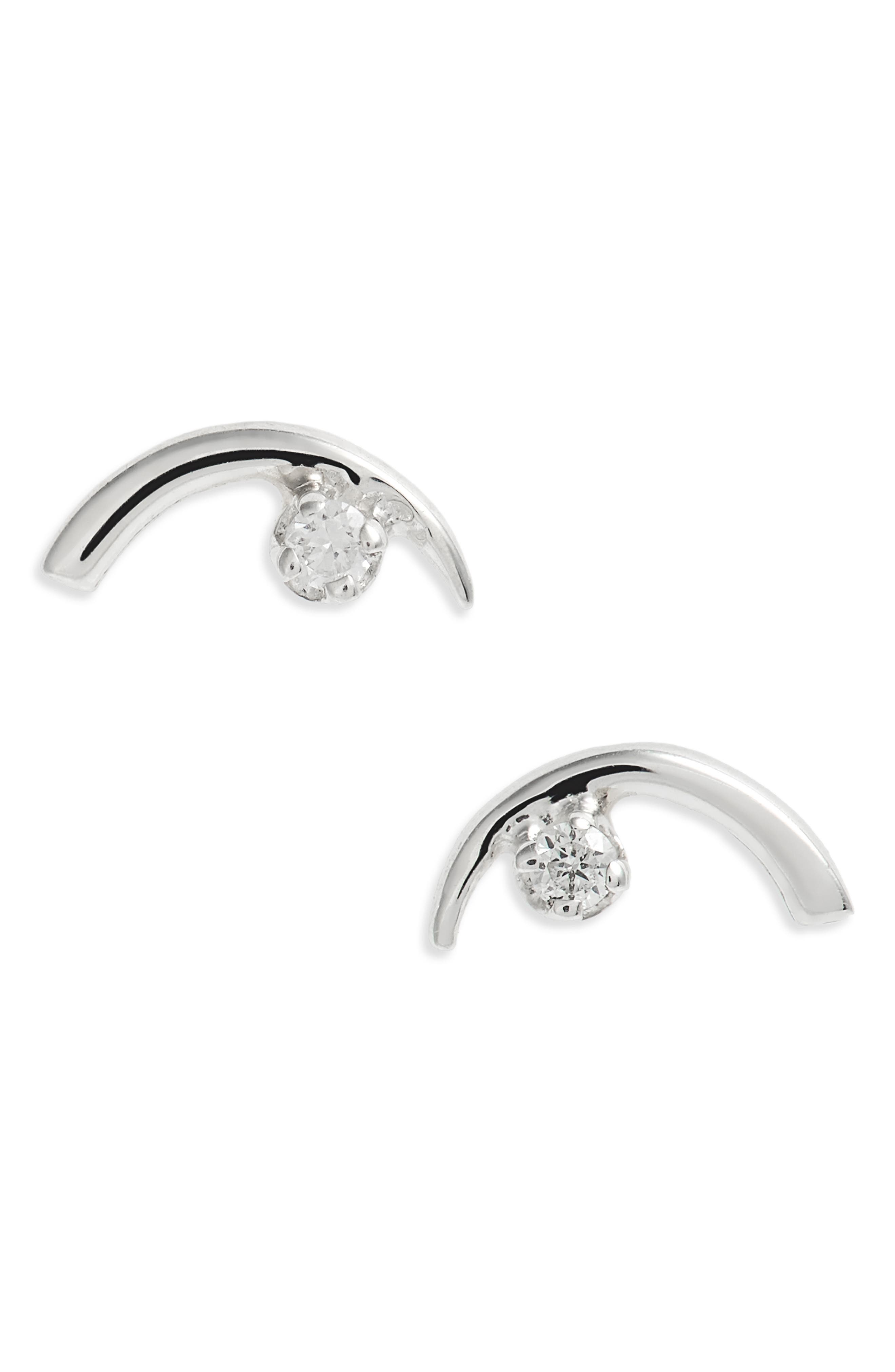 Wwake Arc Lineage Diamond Earrings | Nordstrom