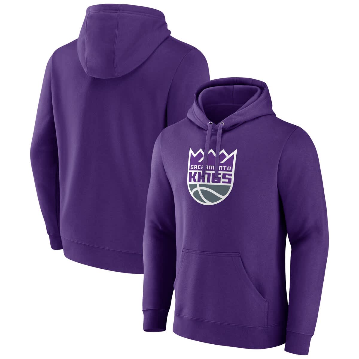 FANATICS Men's Fanatics Purple Sacramento Kings Primary Logo Pullover ...