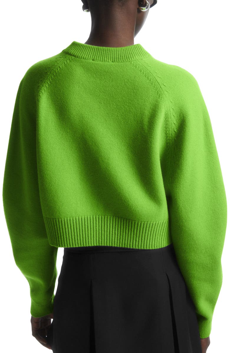 COS V-Neck Crop Wool Sweater | Nordstromrack