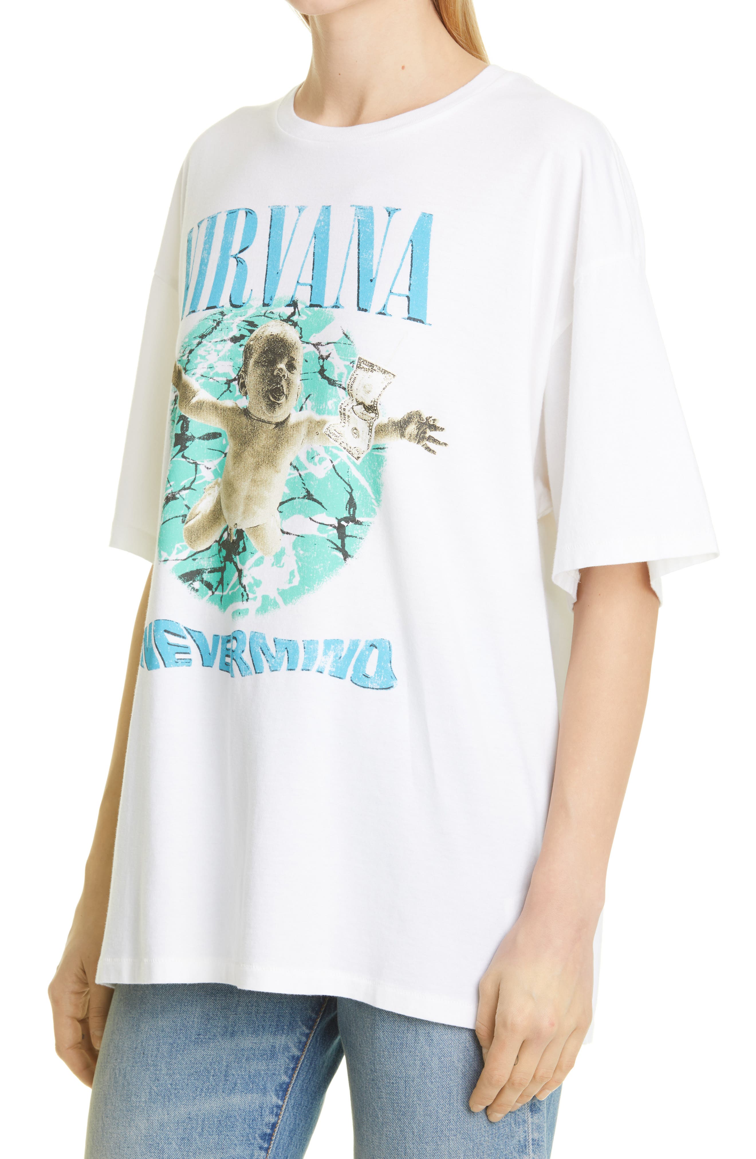 R13 Nirvana Nevermind Album Cover Graphic Tee (Women) | Nordstrom