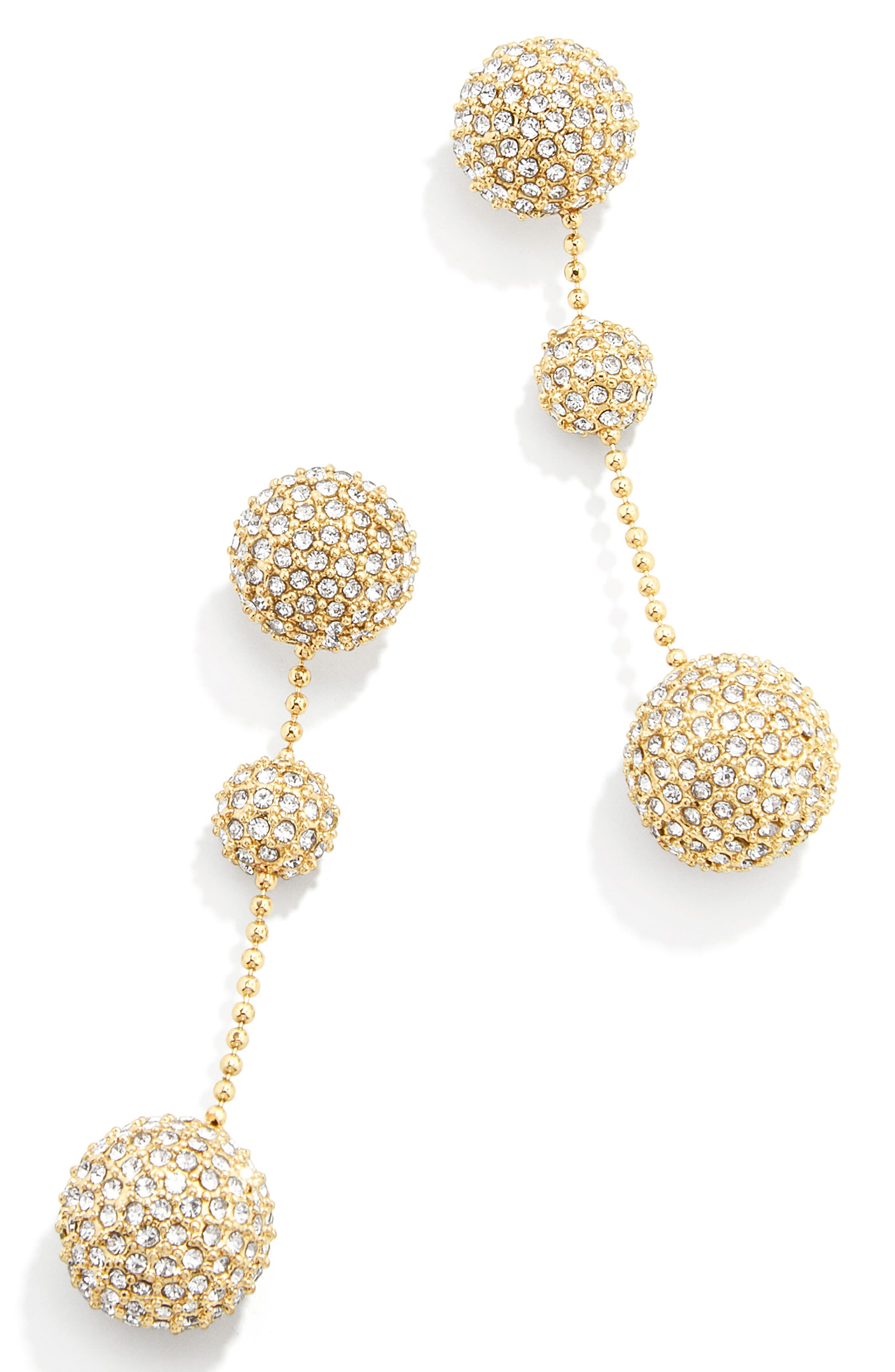 BaubleBar Juniper Pavé Ball Drop Earrings | Nordstromrack