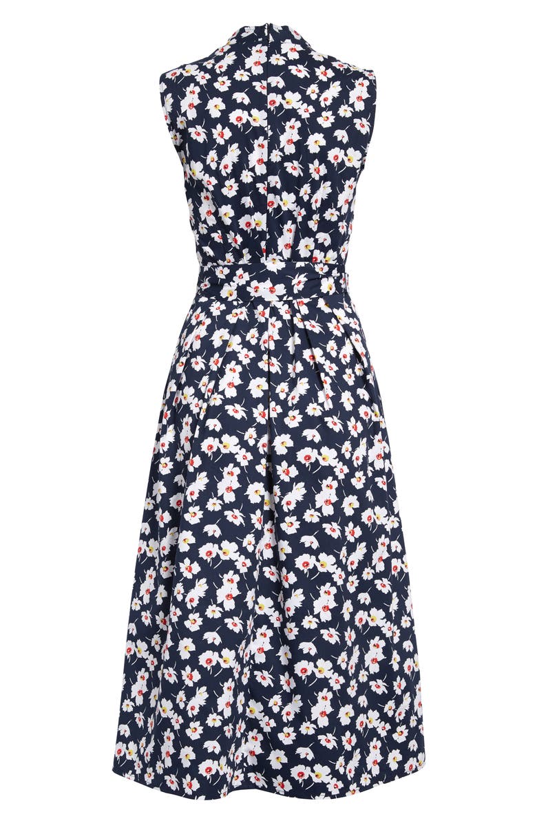 1901 Floral Print Surplice Fit & Flare Dress | Nordstromrack