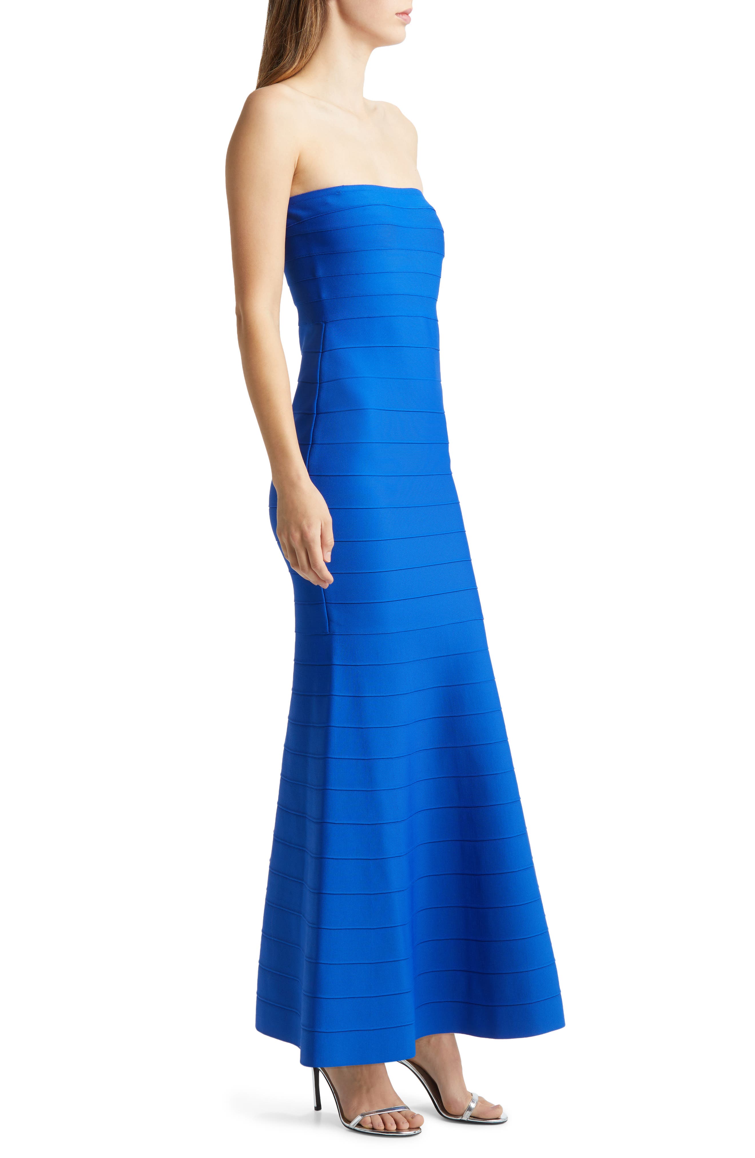 bebe Strapless Bandage Gown | Nordstromrack