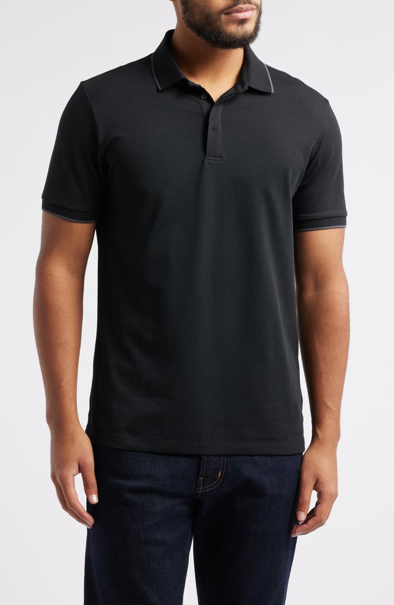 Robert Barakett Hunter Tipped Solid Polo | Nordstromrack