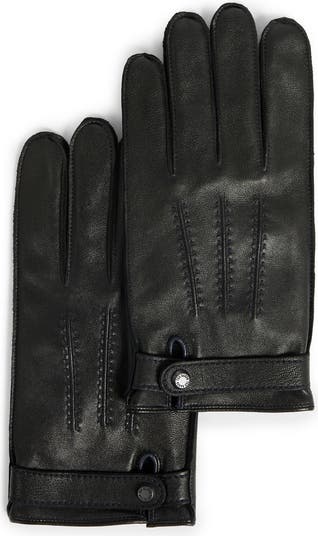 Ted Baker London Resit Top-Stitch Leather Gloves | Nordstrom