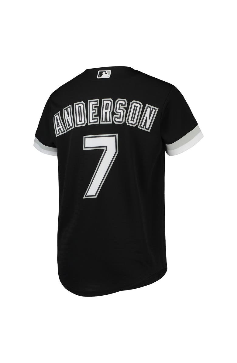 Nike Youth Nike Tim Anderson Black Chicago White Sox Alternate Replica ...