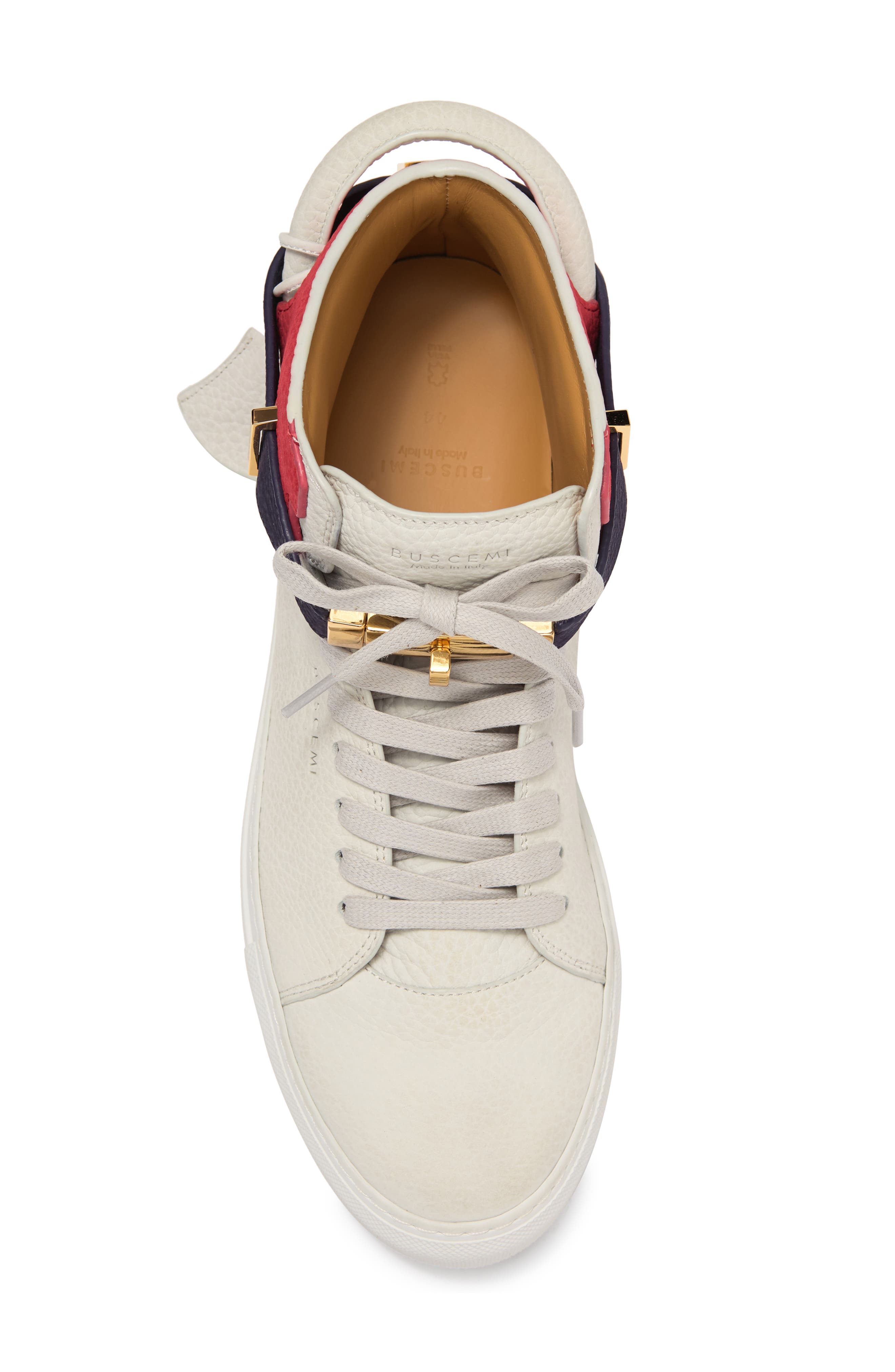 Buscemi Turn-Lock High Top Leather Sneaker | Nordstromrack