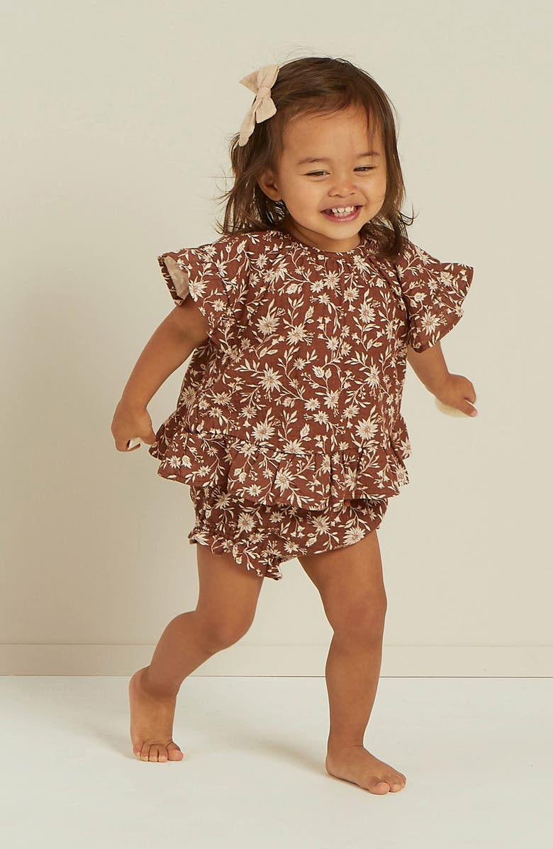 Rylee + Cru Floral Cotton Flutter Bloomers | Nordstromrack