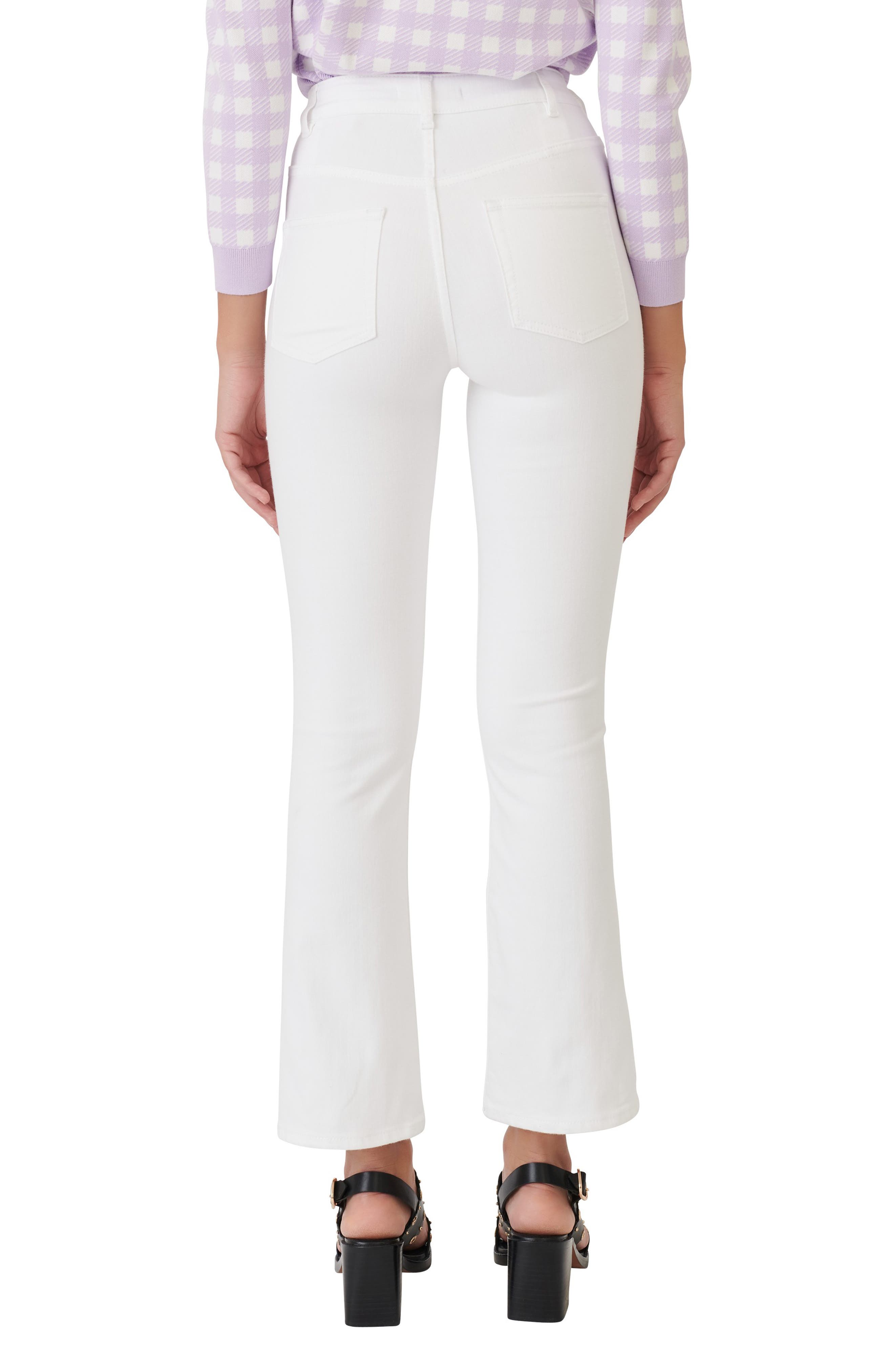 maje Passiona Button Fly Flare Jeans | Nordstromrack