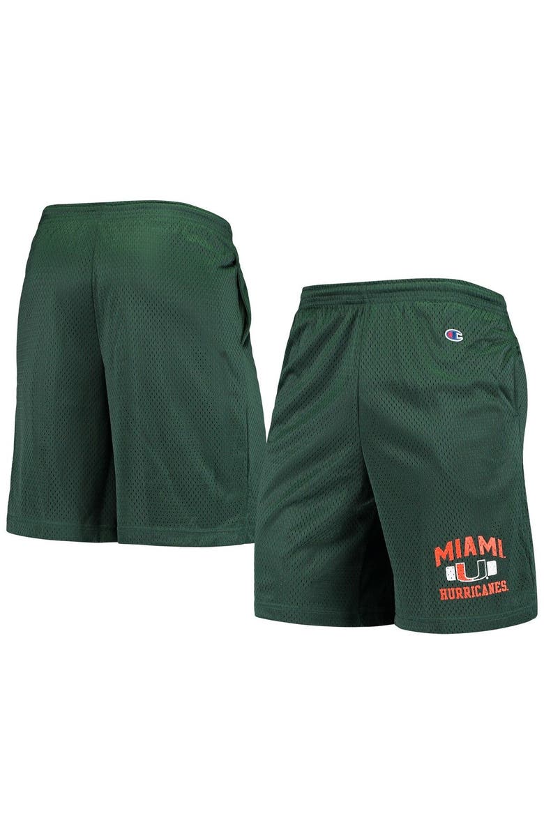 Champion Men's Champion Green Miami Hurricanes Classic Shorts | Nordstrom