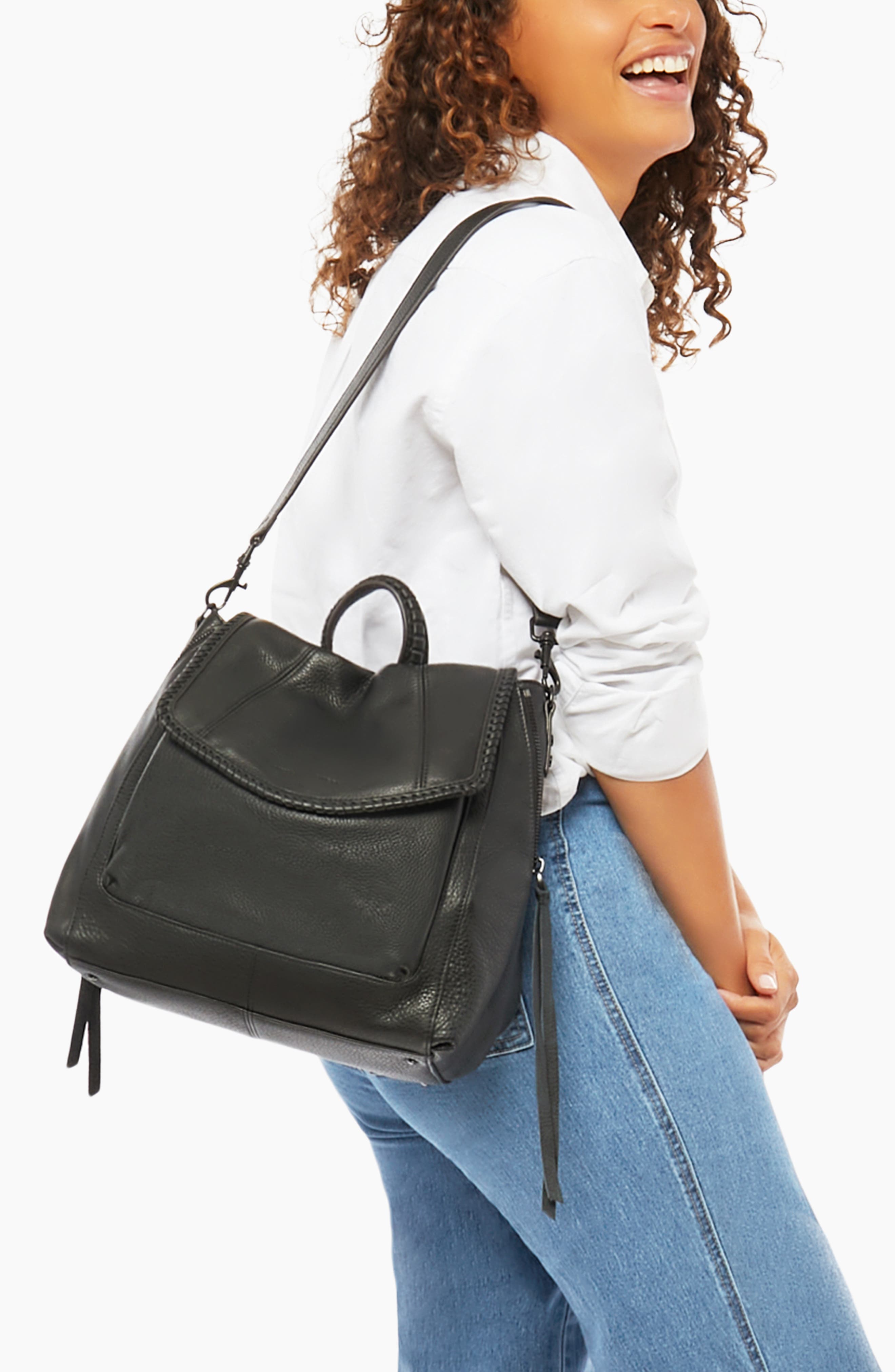AIMEE All for Love Convertible Leather Backpack | Nordstromrack