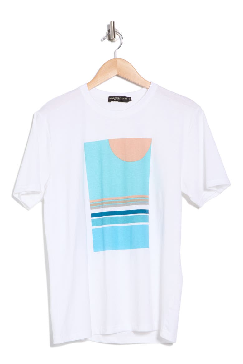 Flat Abstract Stretch Cotton Graphic T-Shirt (Men) | Nordstromrack