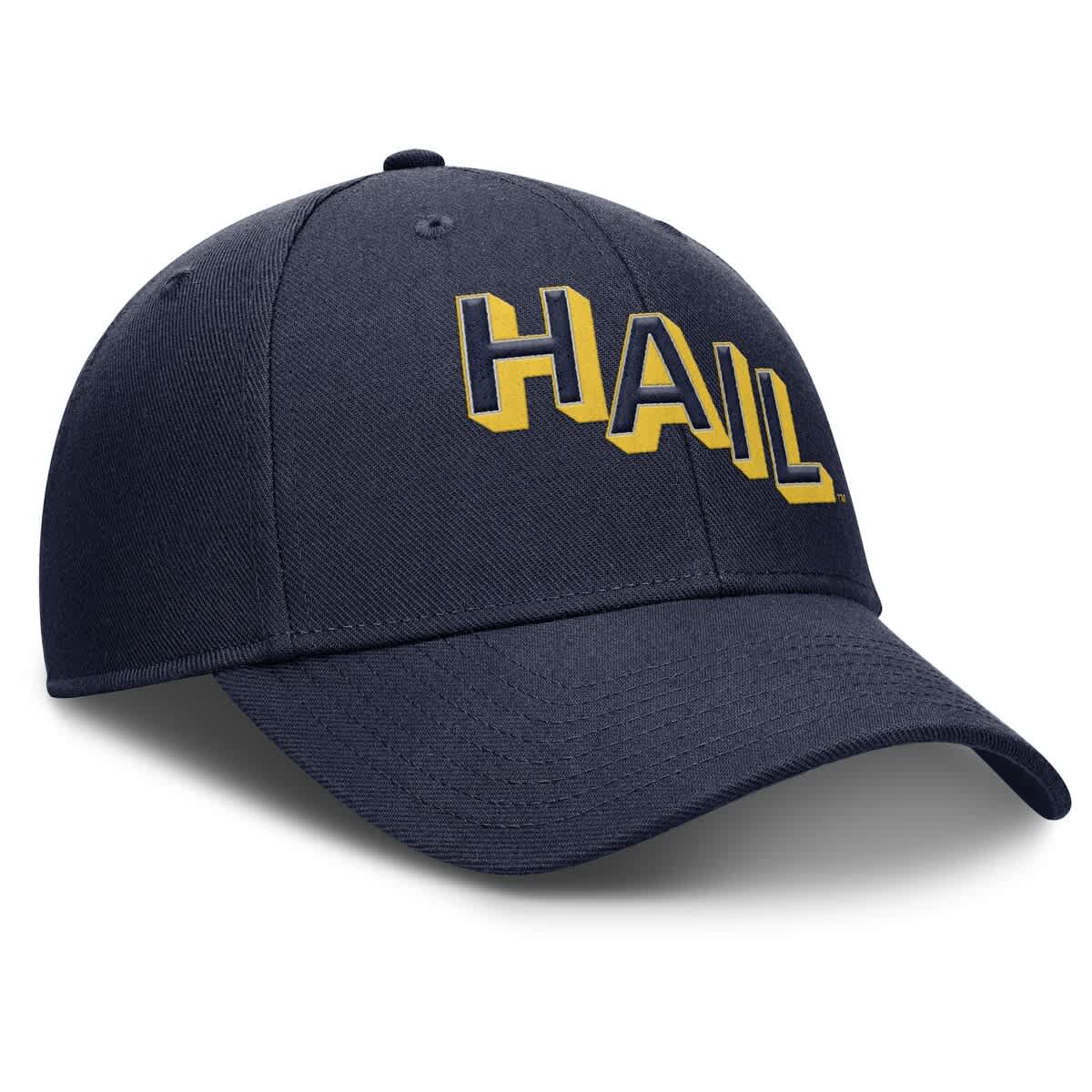 Jordan Brand Men's Jordan Brand Navy Michigan Wolverines Slanted ...