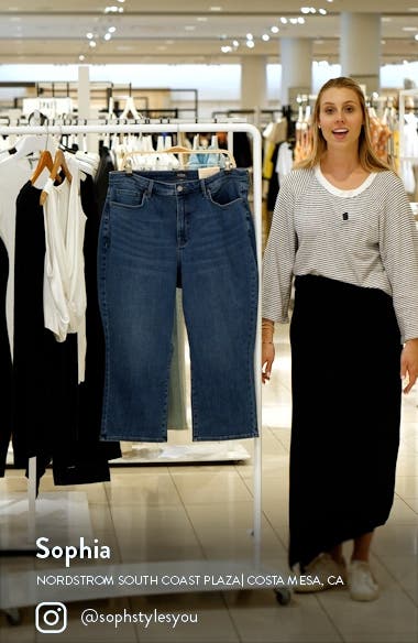 NYDJ Joni High Waist Relaxed Capri Jeans | Nordstrom