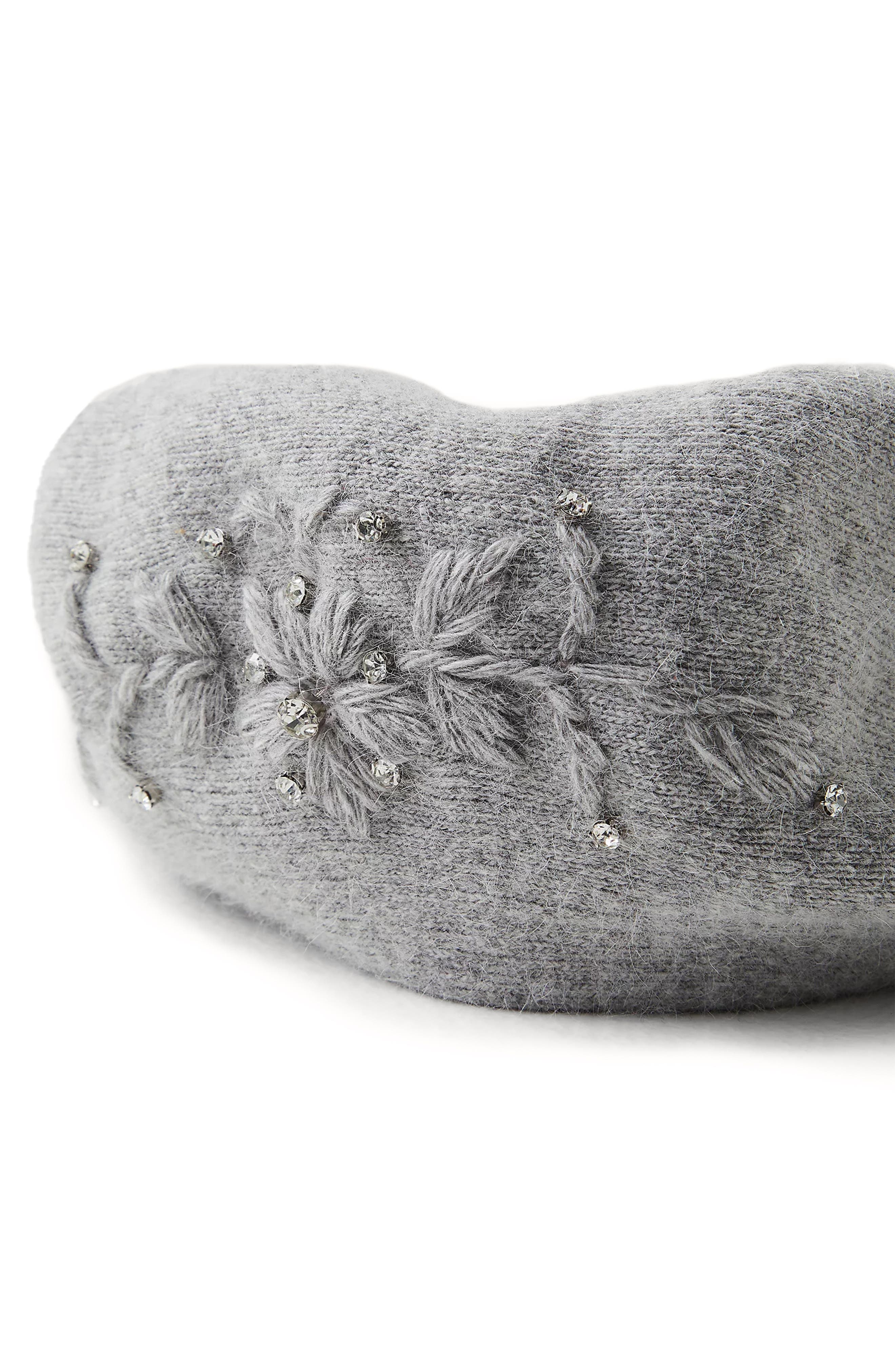 SAACHI Faux Pearl Embellished Beret | Nordstromrack
