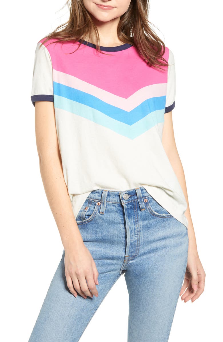 Wildfox Passion Chevron Johnny Ringer Tee | Nordstrom
