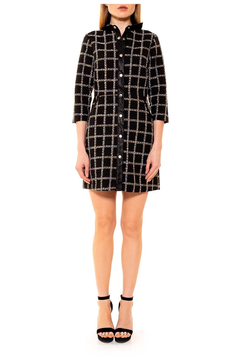 Alexia Admor 3/4 Sleeve Button Front Shirtdress | Nordstromrack