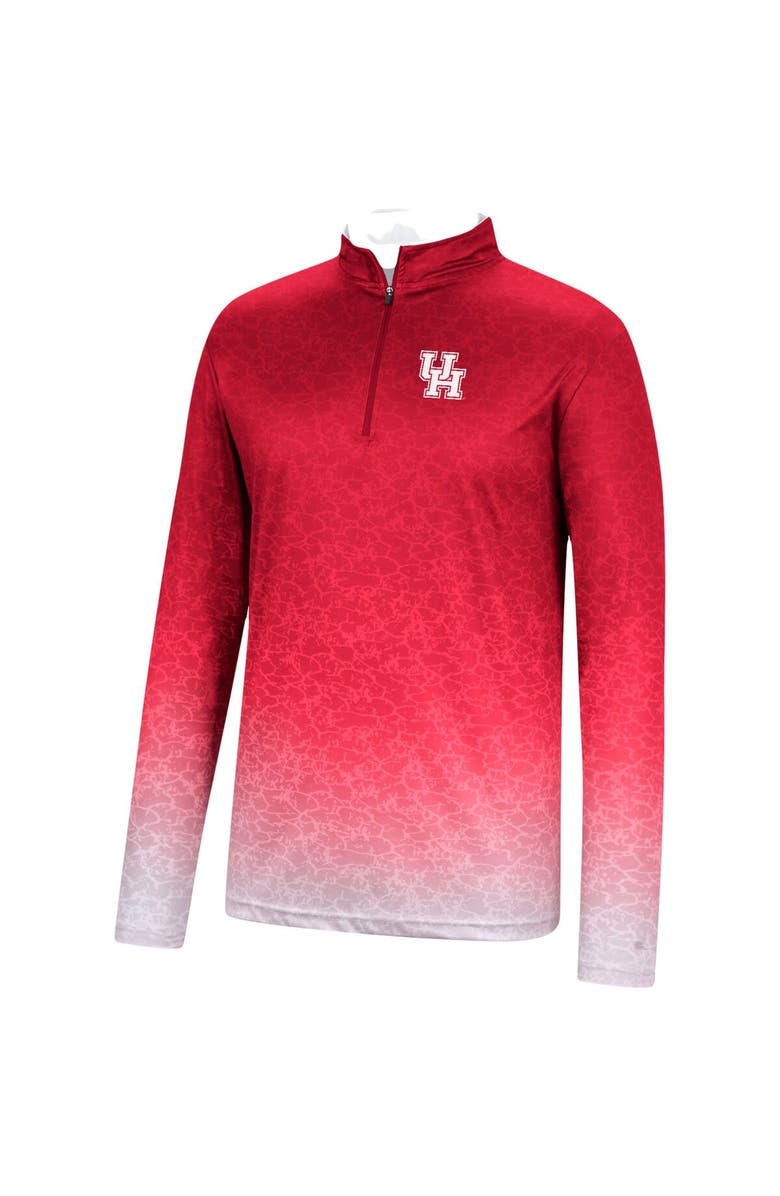 COLOSSEUM Men's Colosseum Red Houston Cougars Walter Quarter-Zip ...