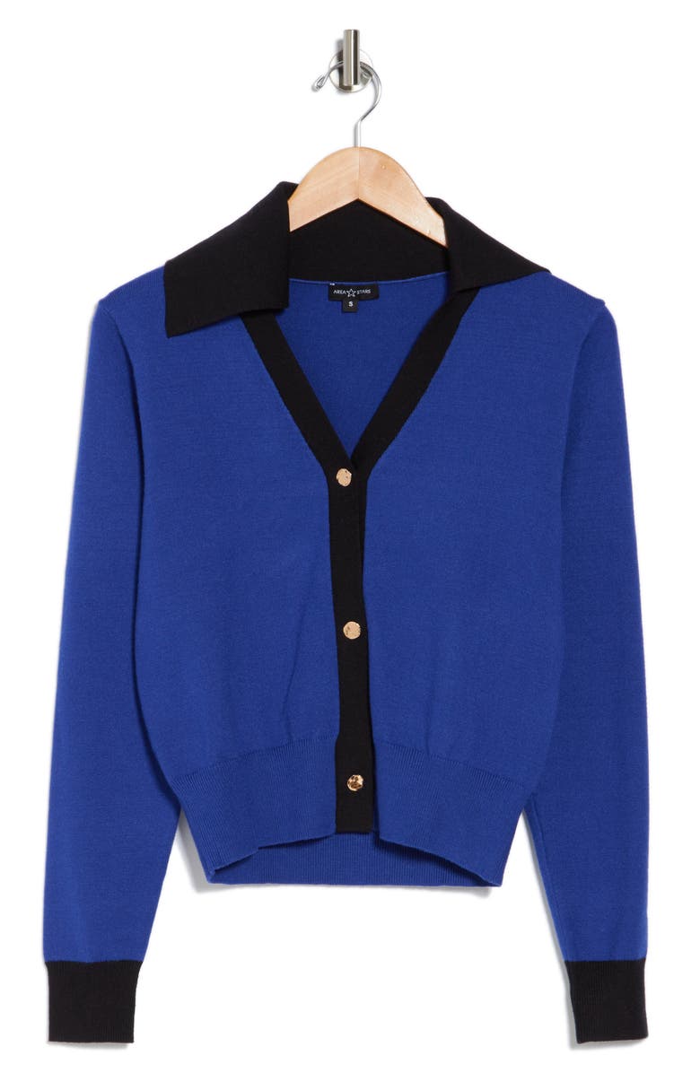 AREA STARS Trina BF Knit Button-Up Sweater | Nordstromrack