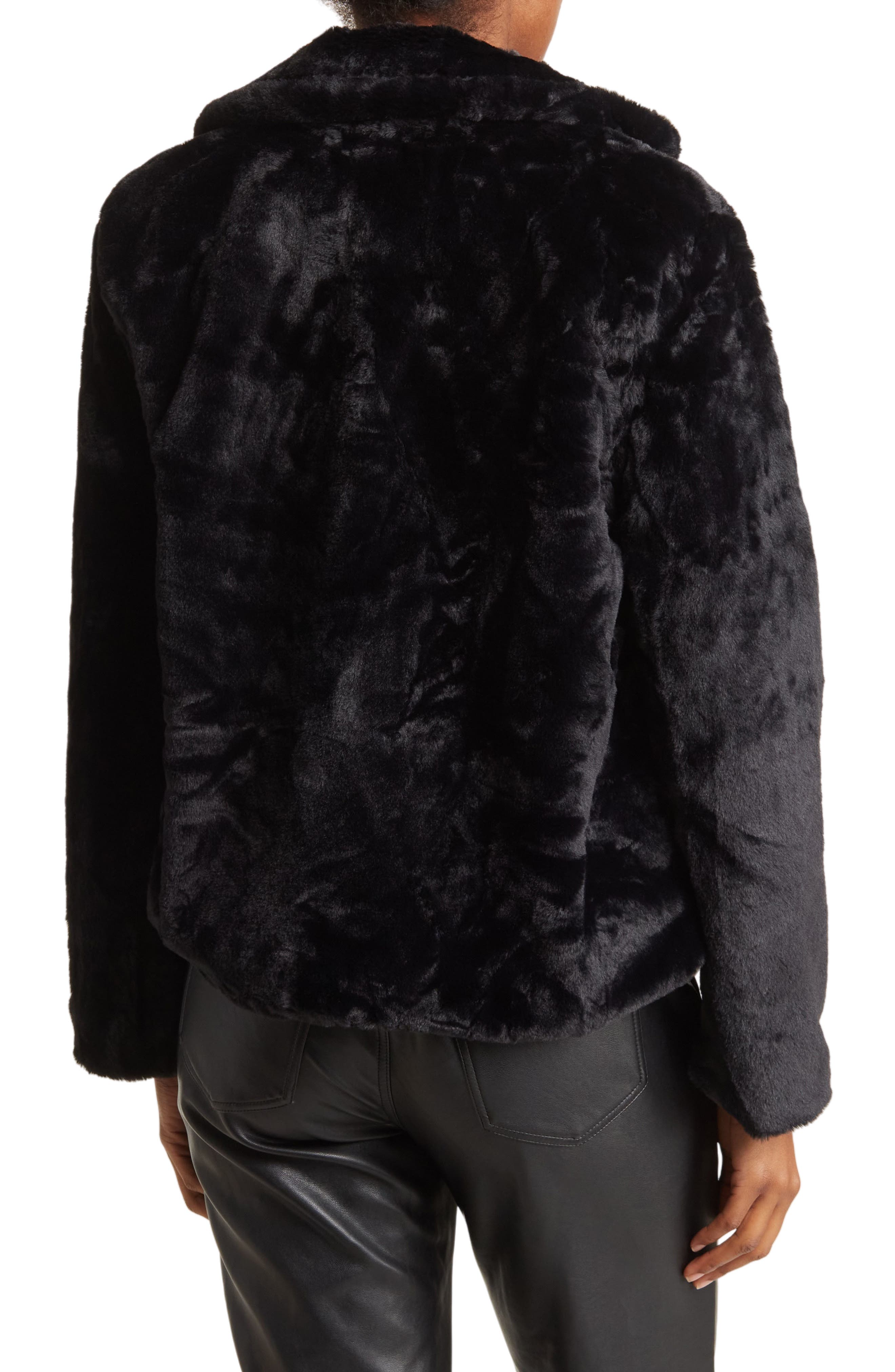 Love Tree Faux Fur Notch Collar Jacket | Nordstromrack