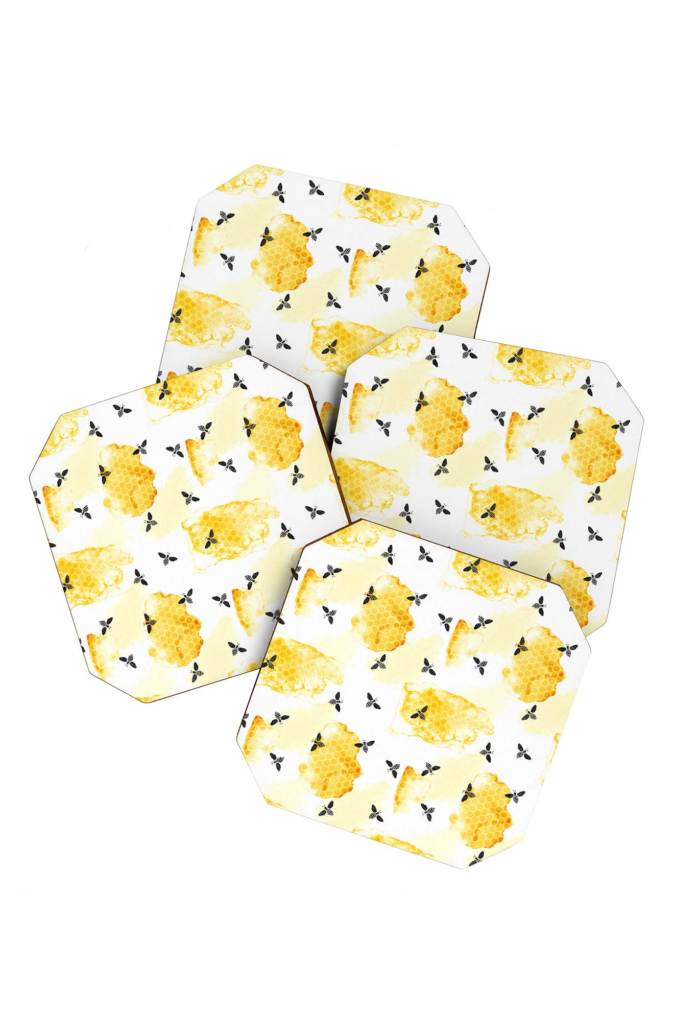 Deny Designs Little Arrow Design Co Watercolor Coasters - Set of 4 ...