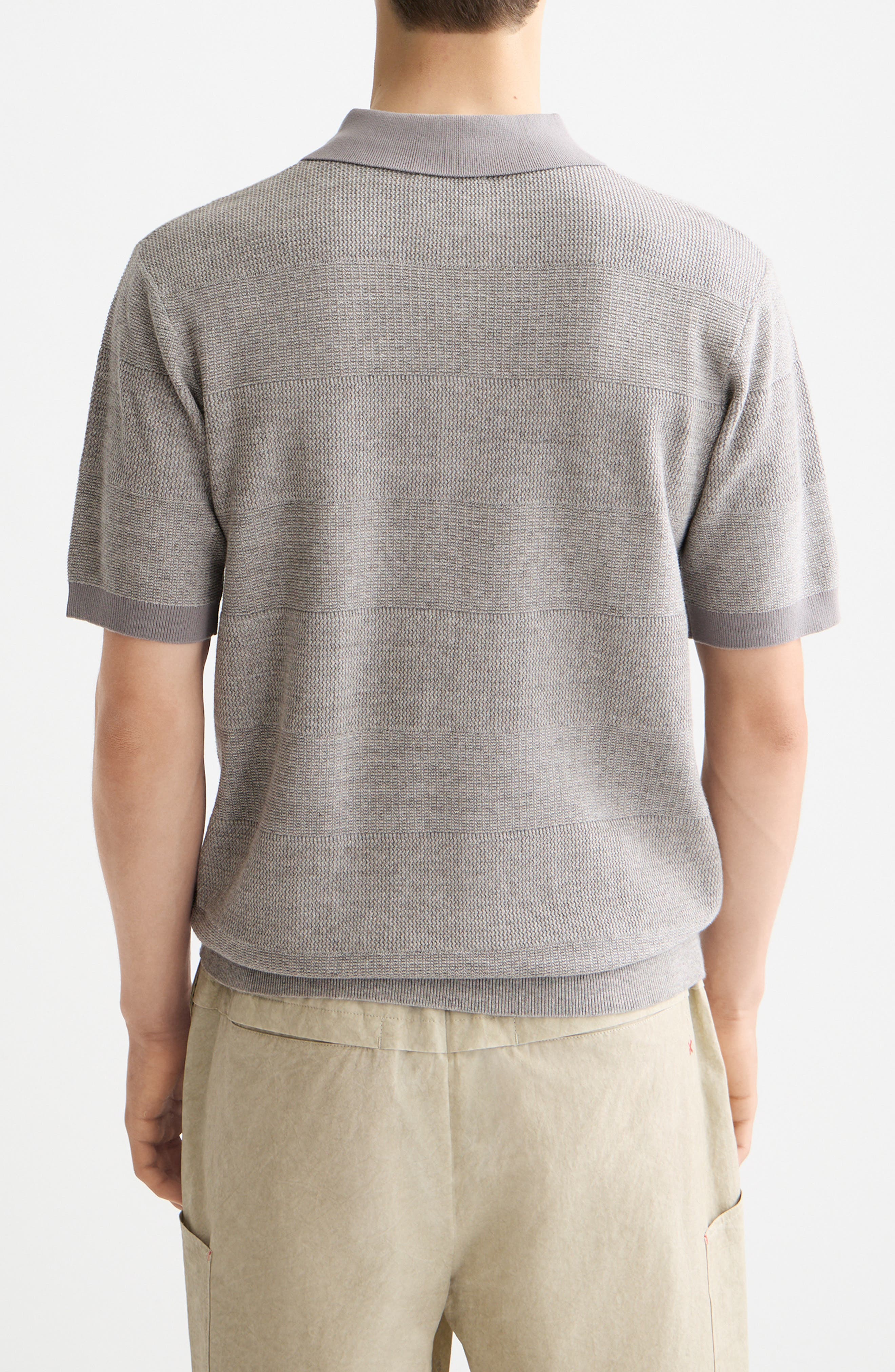 Scotch & Soda Tonal Stripe Cotton Polo Sweater | Nordstromrack