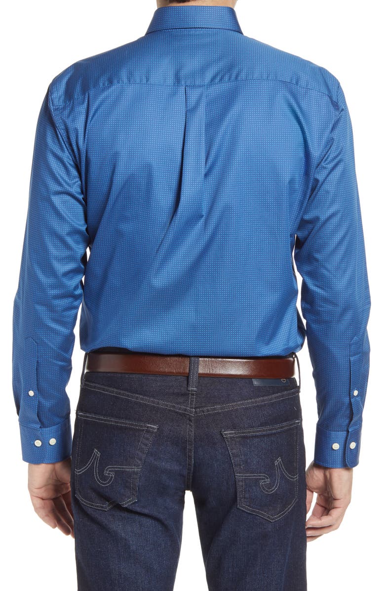 Peter Millar Norman Lake Regular Fit Micro Print Button-Down Shirt ...