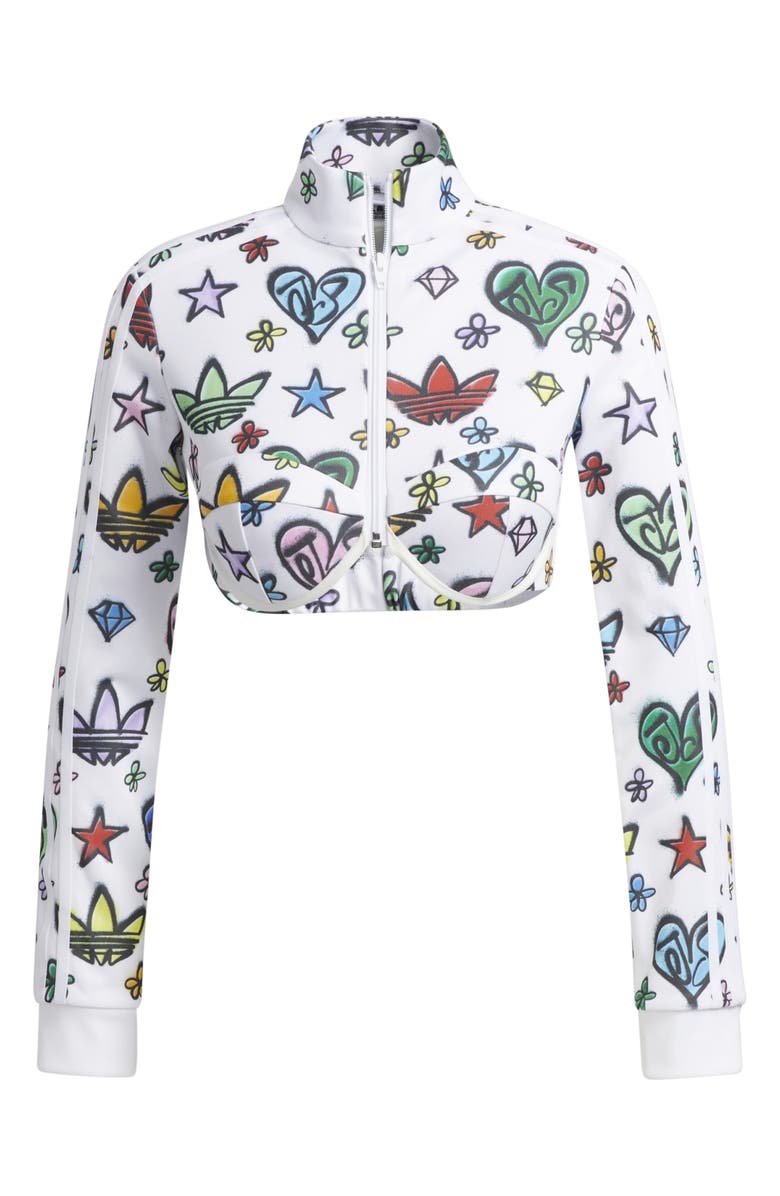 adidas x Jeremy Scott Monogram Crop Track Jacket | Nordstromrack