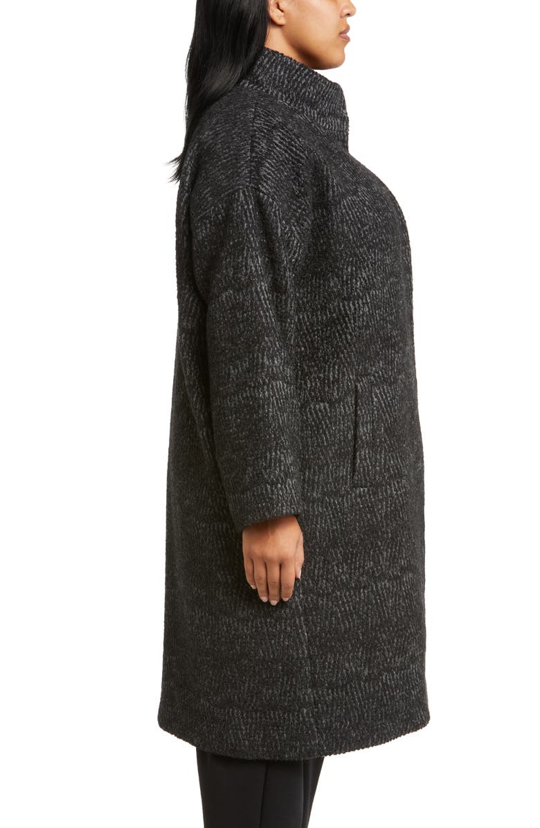 Eileen Fisher Stand Collar Jacquard Coat | Nordstromrack