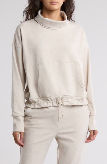KYODAN Thumbhole Cuff Jacquard Pullover | Nordstromrack