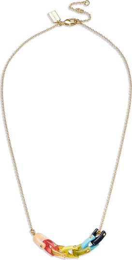 COACH Resin C-Link Chain Necklace | Nordstrom