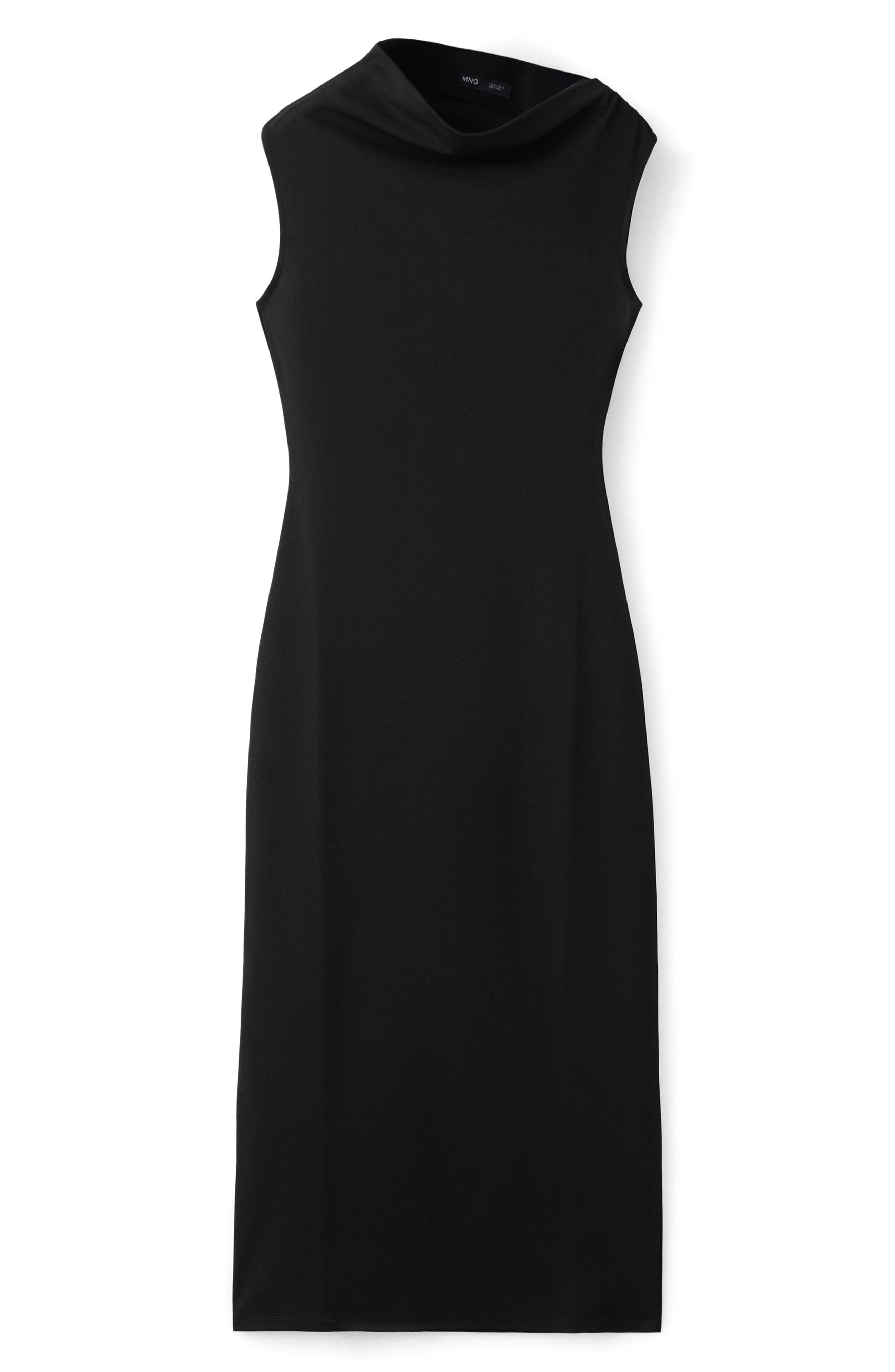 MANGO Asymmetric Midi Sheath Dress | Nordstrom